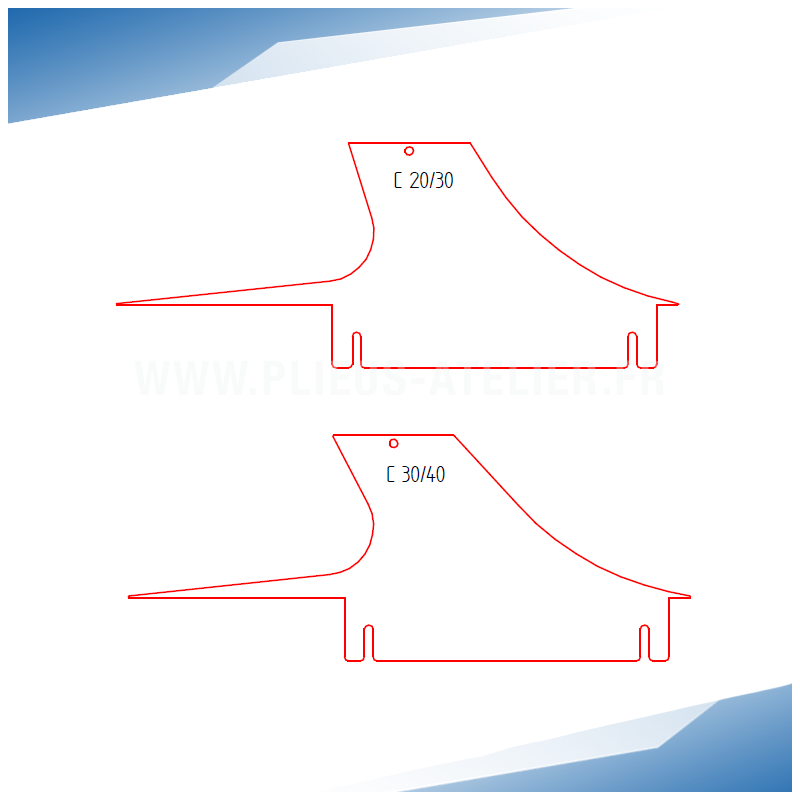 Gabarit d’abergement de cheminée et fenêtre de toit SK-1350 - SOREX TECHNIC